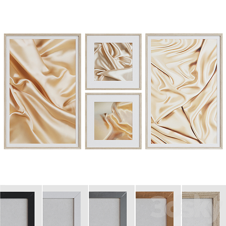 Picture Frame Set 374 - Frame - 3D model