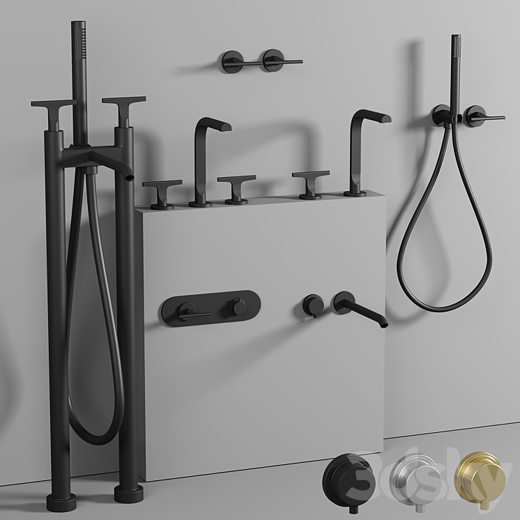 Fantini taps and showers set 8 - Faucet - 3D model