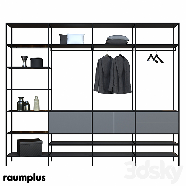 Model OM Raumplus CREO interior system - Wardrobe & Display cabinets ...