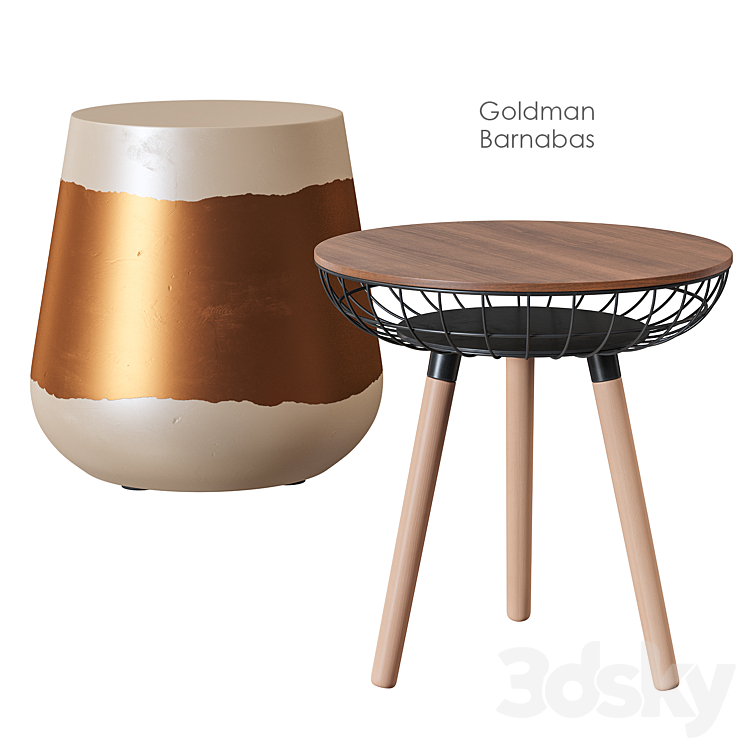 Goldman Barnabas Coffee table - Table - 3D model