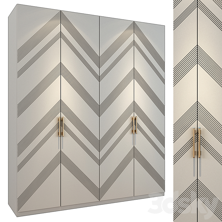Shkafulkin Korpusnyy Shkaf Kelvin - Wardrobe & Display cabinets - 3D model