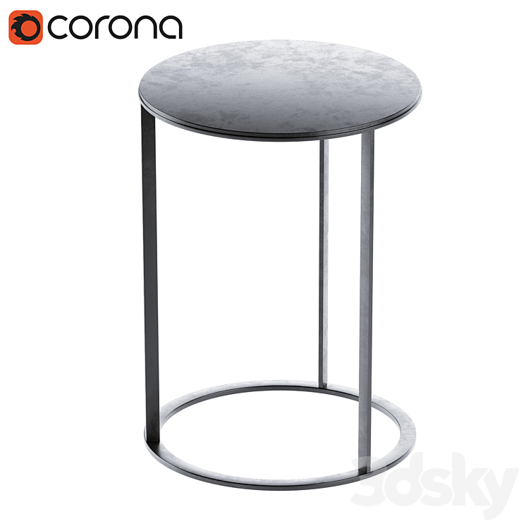 B&B Italia Frank Small Table - Table - 3D model