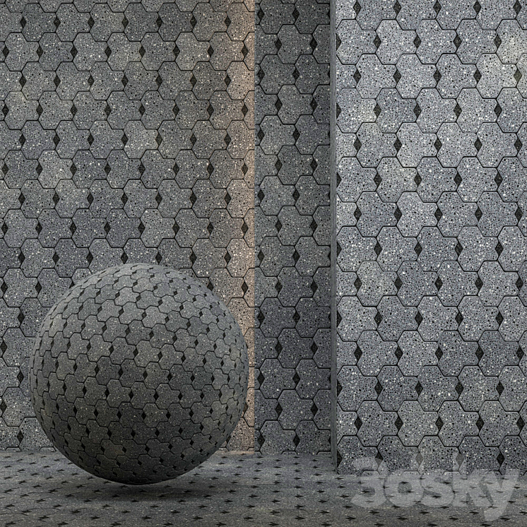 pavement - Tile - 3D model