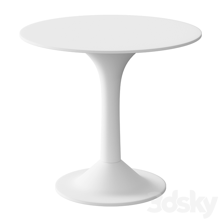 DOCKSTA Table, white/white - Table - 3D model