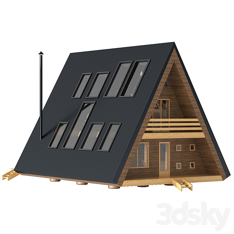 forest home - Building - 3D model