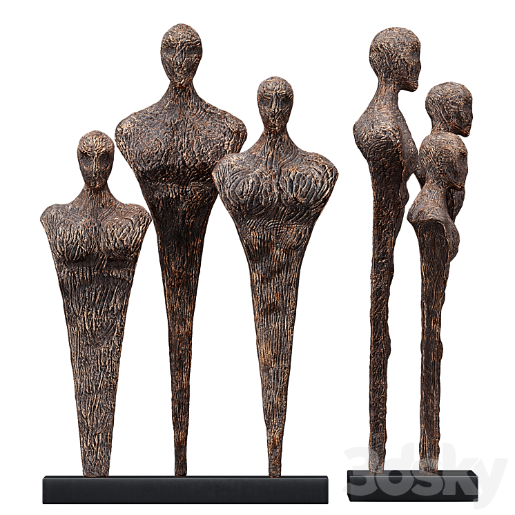 Clay sculpture - Sculpture - 3D model