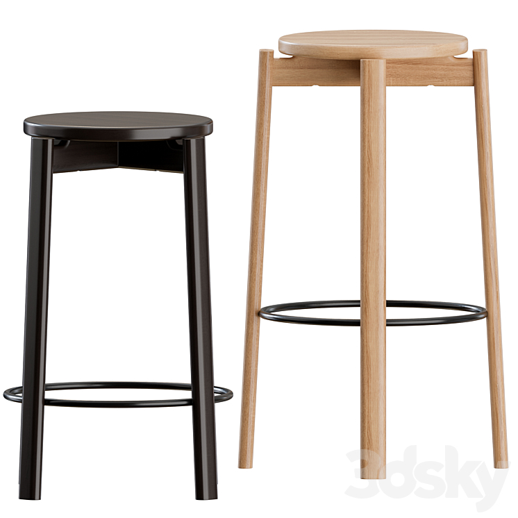Passage Stool by Menu - Chair - 3D model
