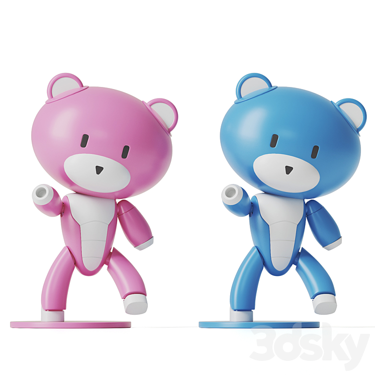 mechanical bear - Toy - 3D model