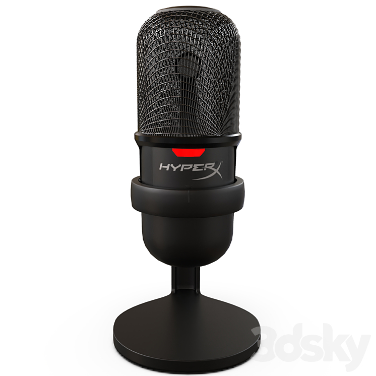 HyperX Solocast - Audio tech - 3D model