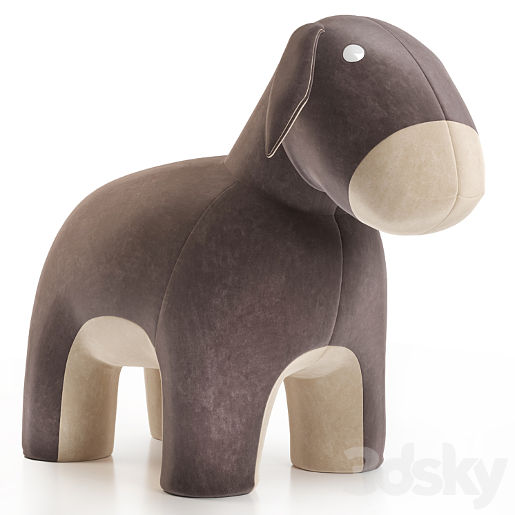 Sweet Burro pouffe - Miscellaneous - 3D model