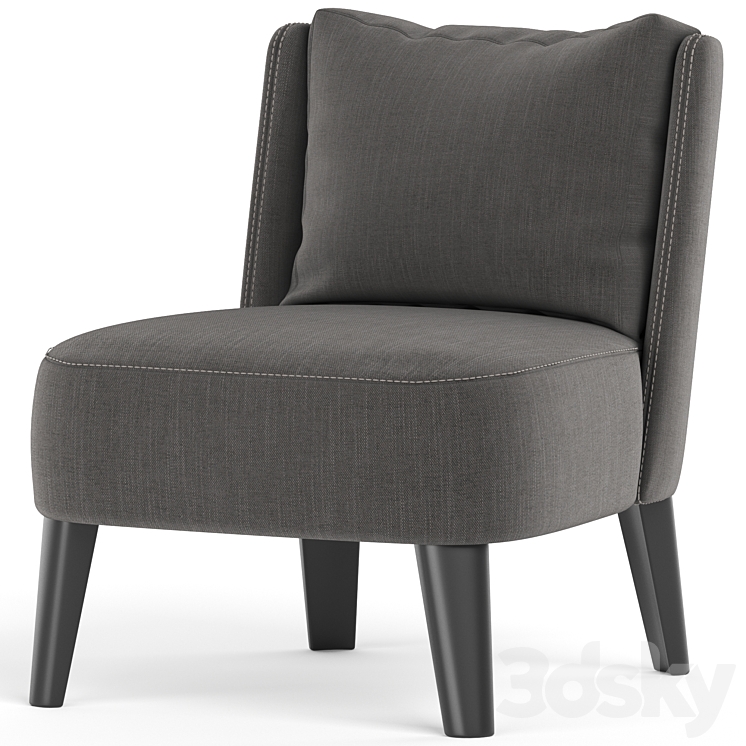 Meridiani CECILE Armchair - Arm chair - 3D model