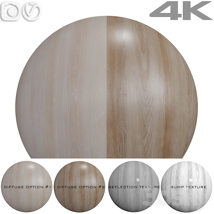 Wood Texture - Cherry - Wood - 3D model