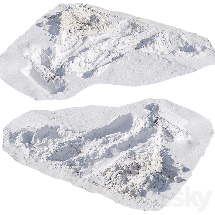 snow pit - Environment elements - 3D model
