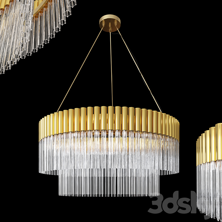 Chandelier Castro Lighting Arcade - Pendant light - 3D model