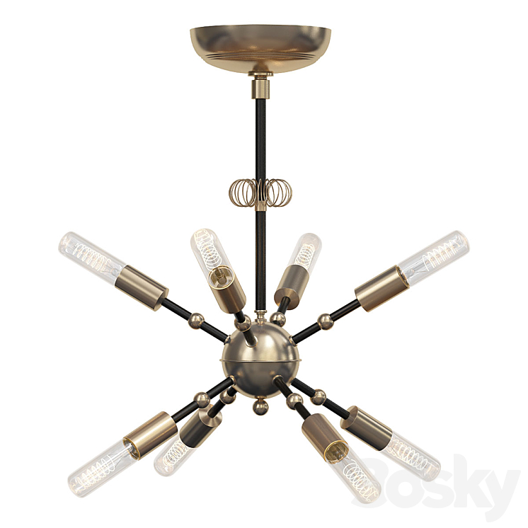 Sputnik - Pendant light - 3D model