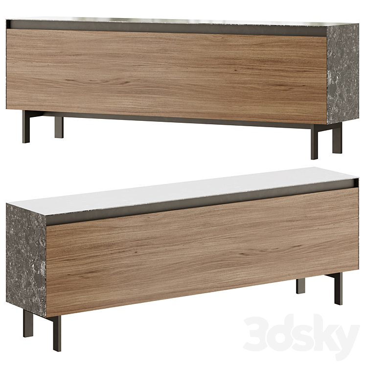 Miniforms VITRUM | Cabinet - Sideboard & Chest of drawer - 3D model