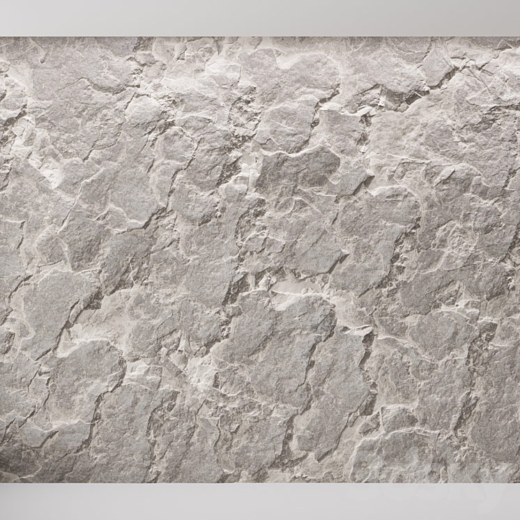 Rock cliff wall №56 - Stone - 3D model