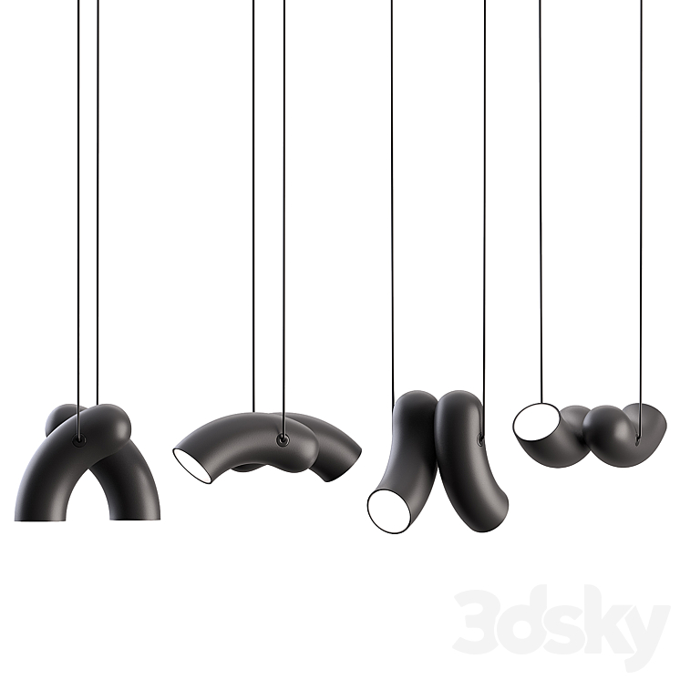 Hyphen Pendant / d'Armes - Pendant light - 3D model