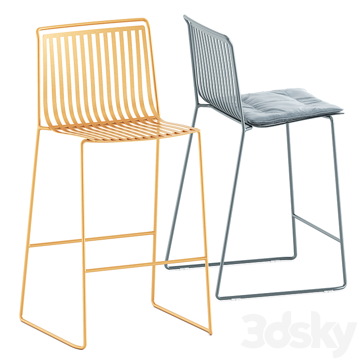Alo Outdoor H65 and Outdoor H75 chairs by ondarreta - Chair - 3D model
