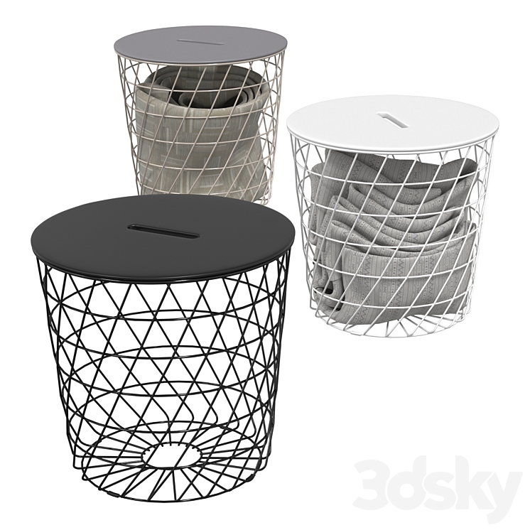 IKEA KVISTBRO Table for storage 44cm - Table - 3D model
