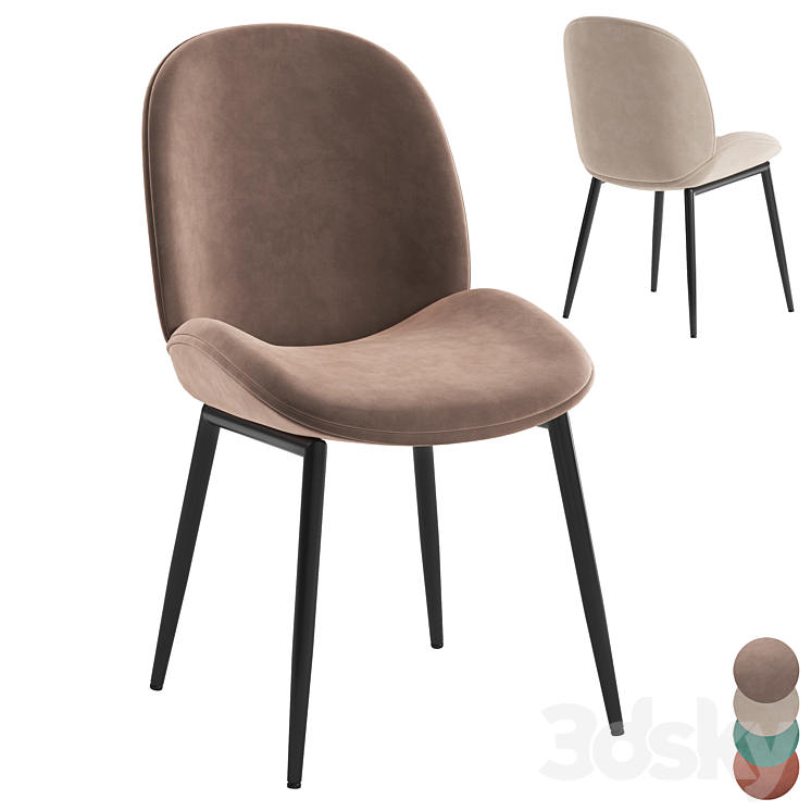 Danetti Clara chair - Chair - 3D model