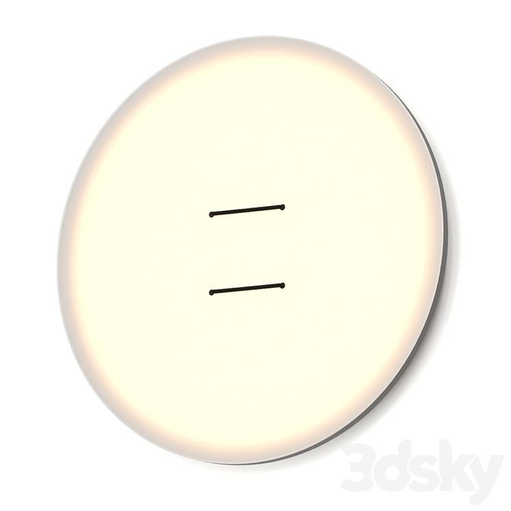 Andlight Button Wall Lamp - Wall light - 3D model