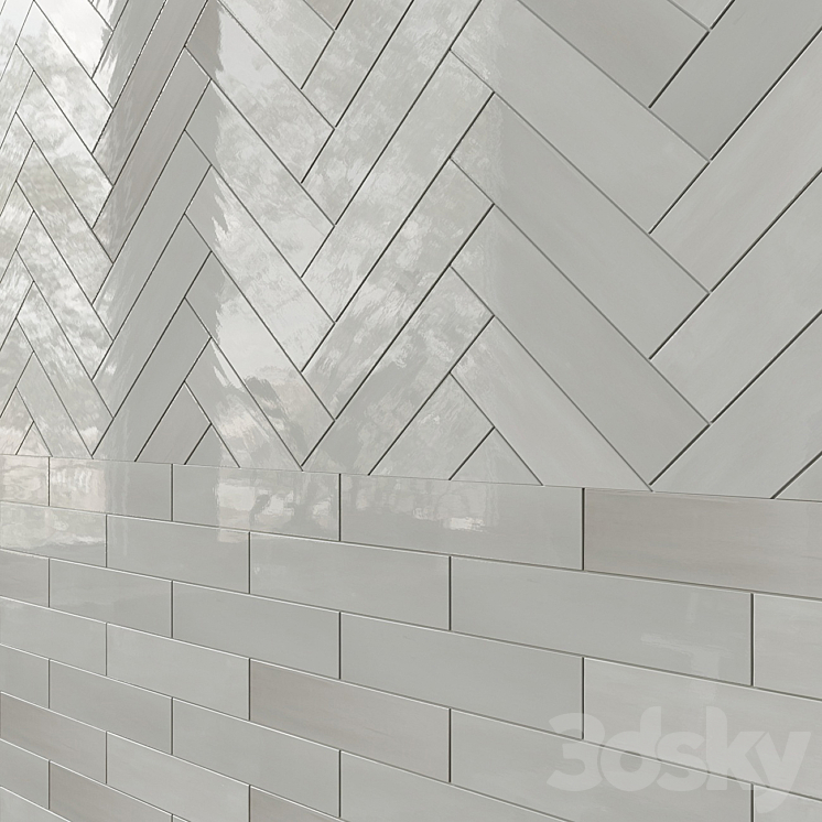 Tile Strait Mosaic - Tile - 3D model