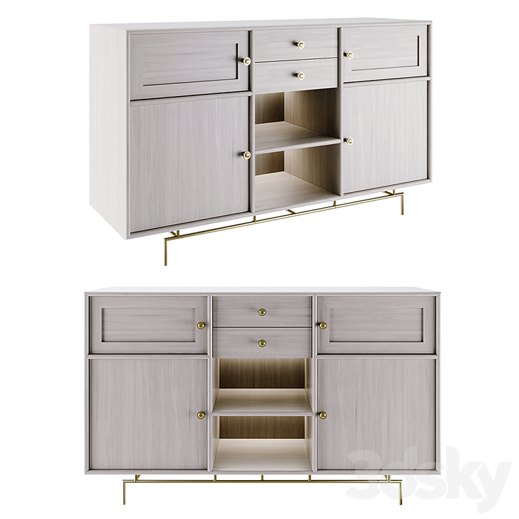Waiter station - Sideboard & Chest of drawer - 3D model
