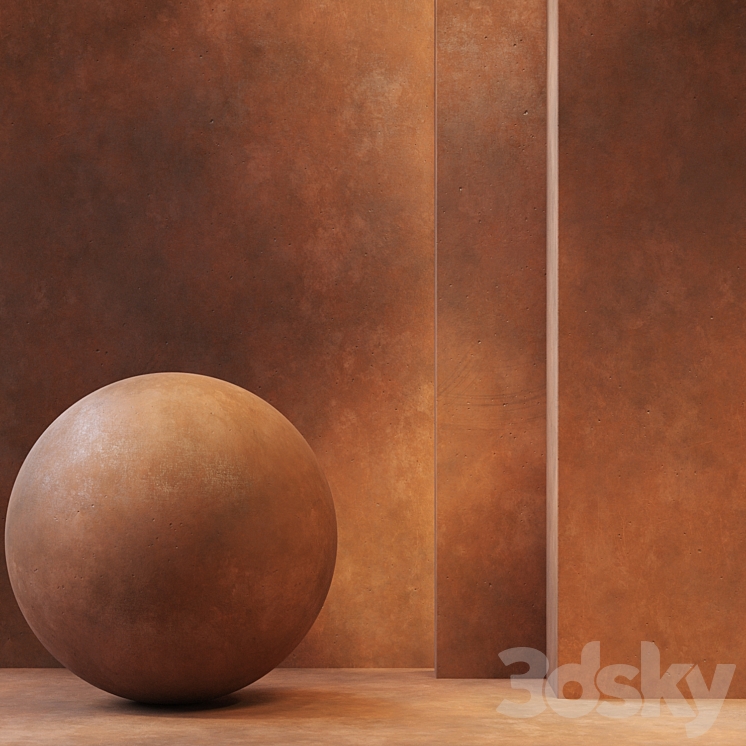 Metal Rust / PBR / Seamless / 4k / set04 - Metal - 3D model