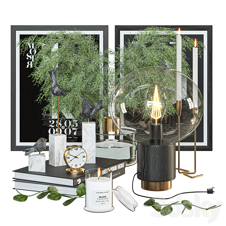 decorative set8 - Decorative set - 3D model