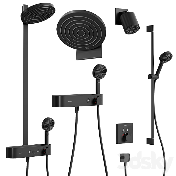 Hansgrohe collection Pulsify - Faucet - 3D model