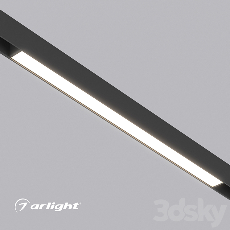 OM Luminaire MAG-FLAT-25-L400-12W - Technical lighting - 3D model