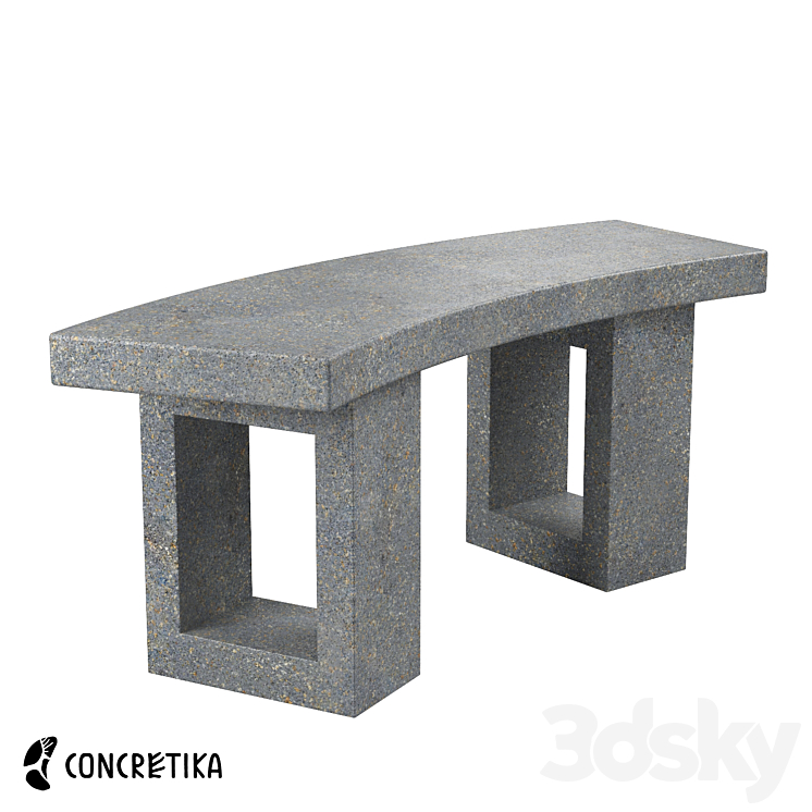 Bench Concretika SKM 110 Small - Other - 3D model