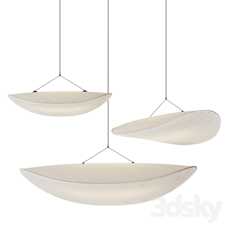 Tense Pendant Three Sizes - Pendant light - 3D model