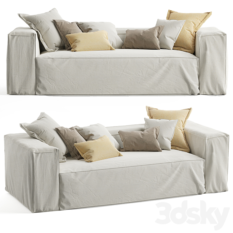 Block Kave Home 2 Seater - Sofa - 3D model