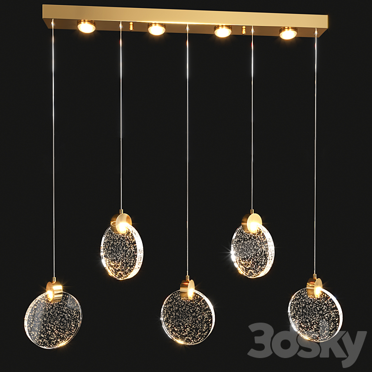 Puzrik Aliexpress 6 Lights - Pendant light - 3D model