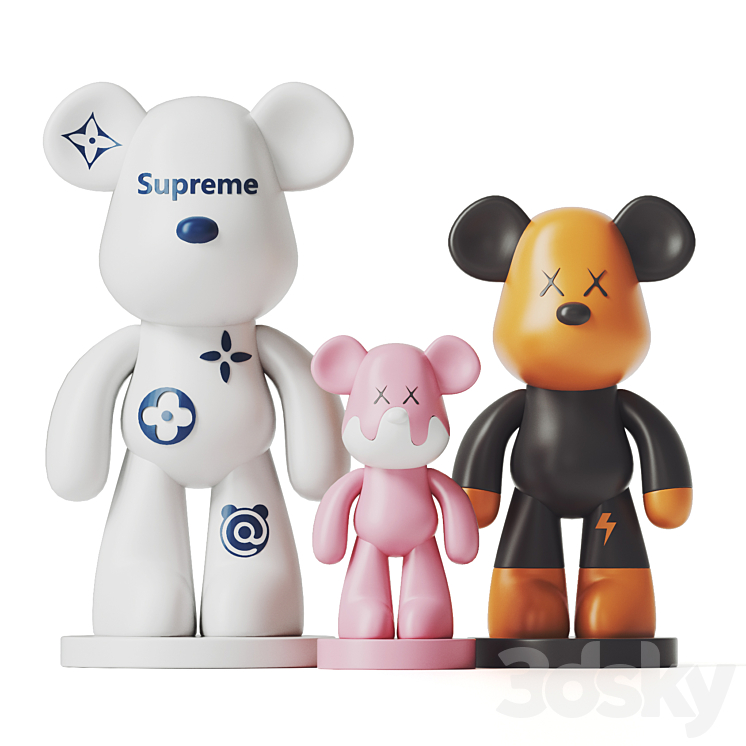 break bear - Toy - 3D model