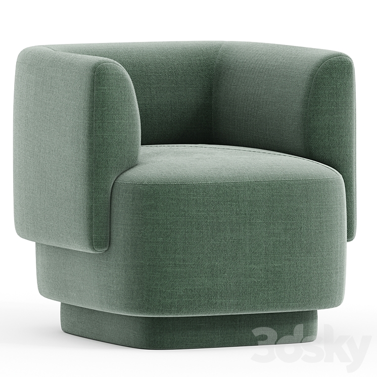 Capper Lounge Chair with Upholstered Base by Phase Design - Arm chair ...