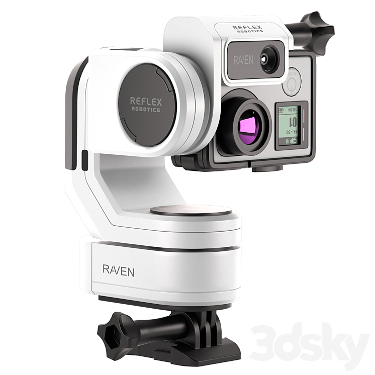 Raven Action Camera Stabilizer - PC & other electronics - 3D model