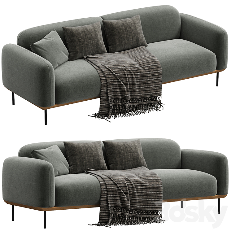 Benson Sofa - Sofa - 3D model