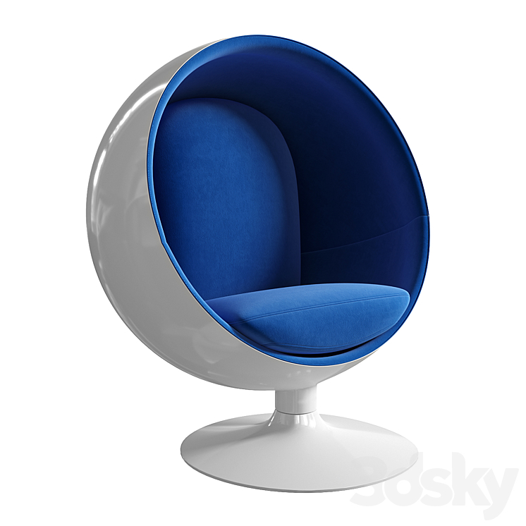 Private Space Chair - Arm chair - 3D model