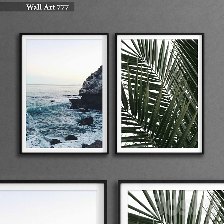 Paintings 777 - Frame - 3D model