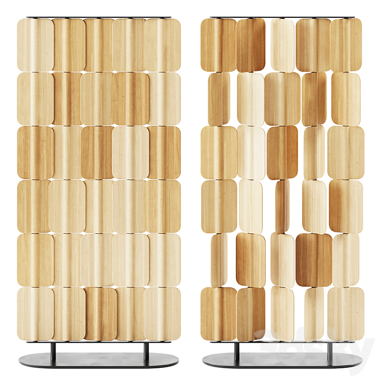 Patch PA 0118 Self Standing Acoustic Divider with Wooden Panels by True ...