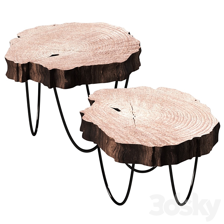 Slab tables - Table - 3D model