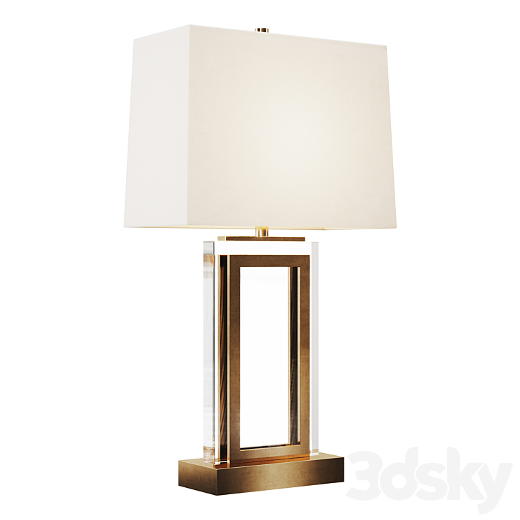 VISUAL COMFORT - Crystal Panel - Table lamp - 3D model