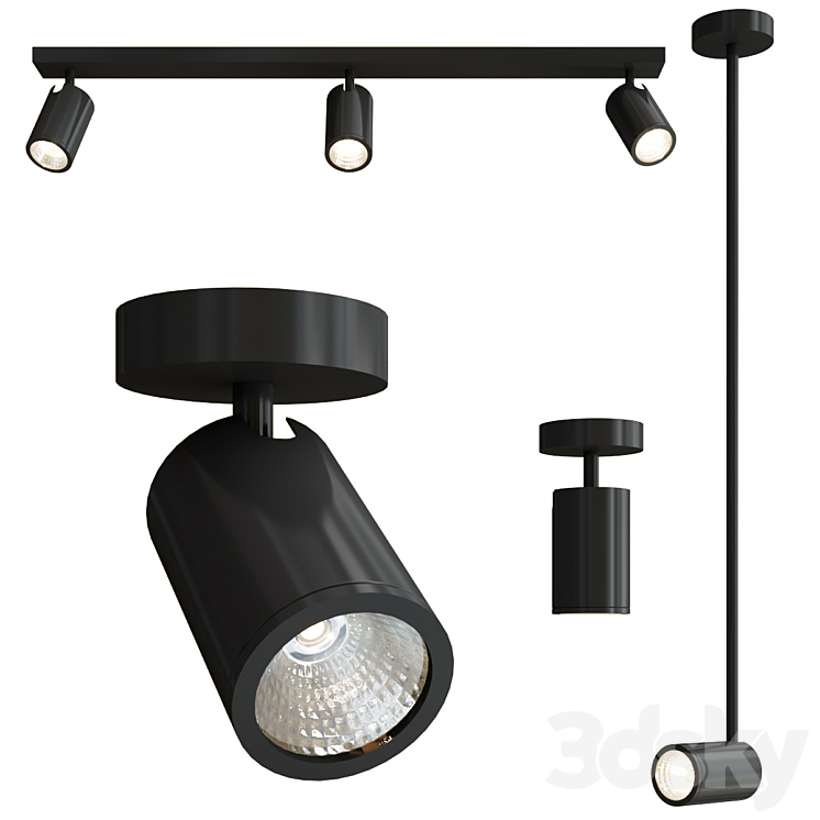 NOON - Technical lighting - 3D model