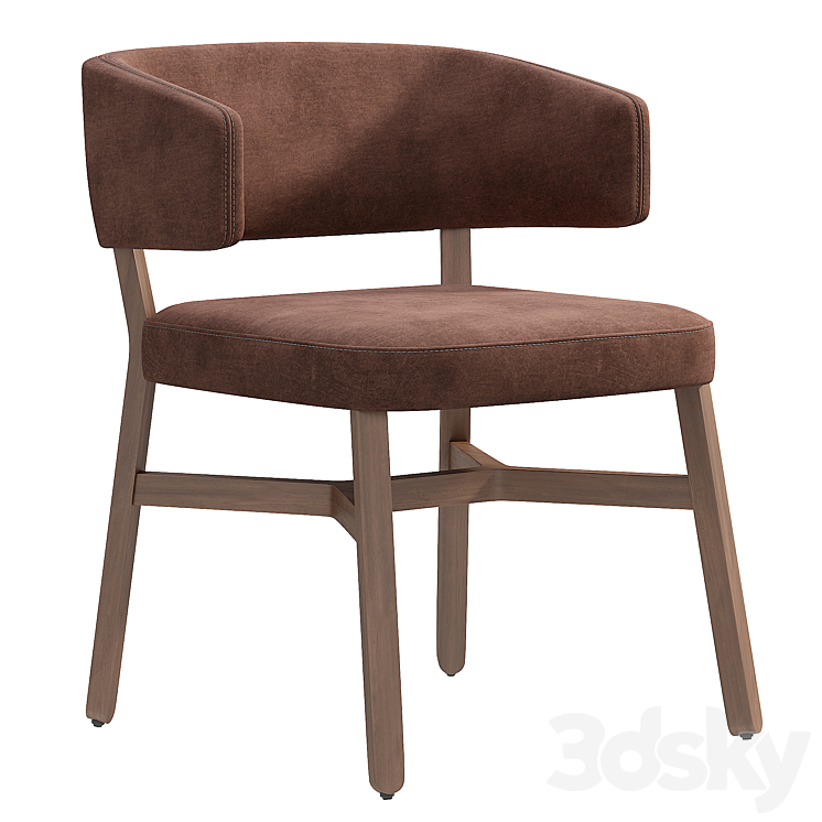BILLIANI CROISSANT EETKAMERSTOEL - Chair - 3D model
