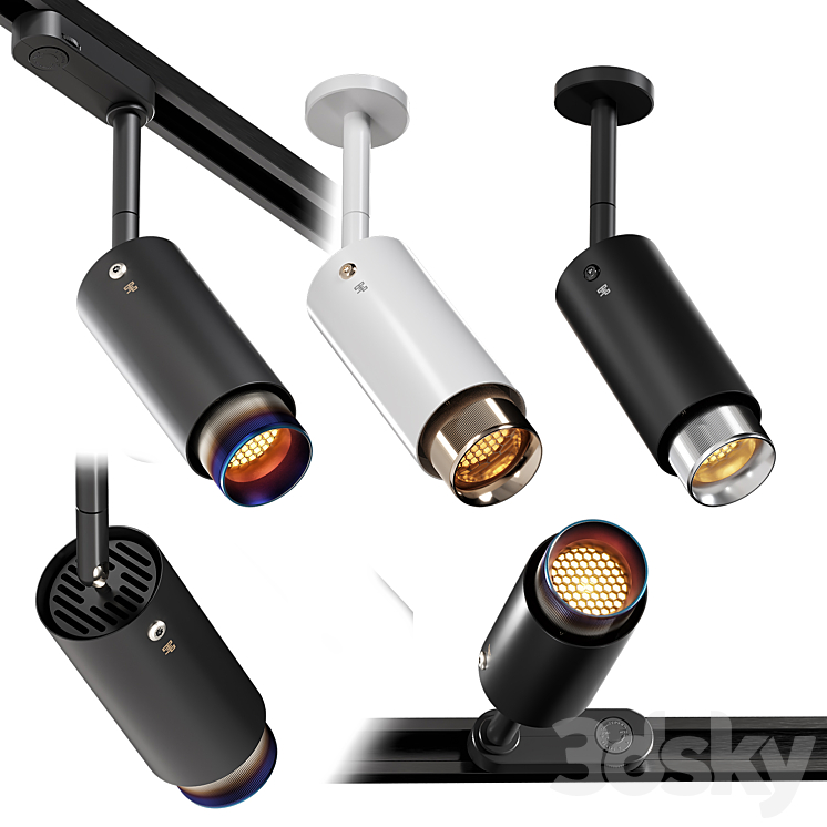 Buster and Punch Spotlights - Technical lighting - 3D model