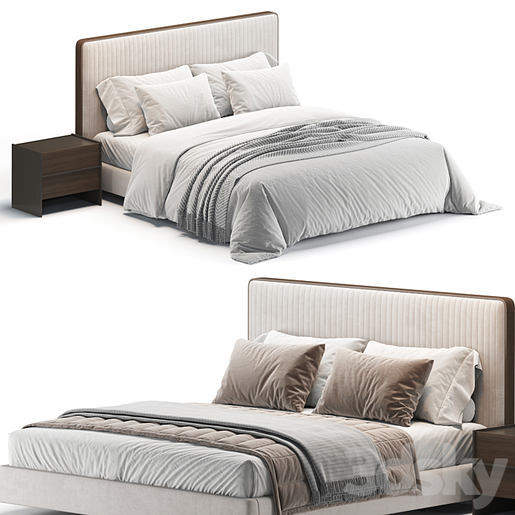 Annie Bed - Bed - 3D model