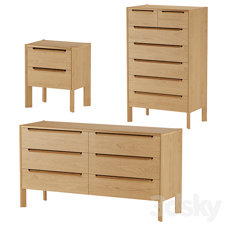 Ardelle Made - Sideboard & Chest of drawer - 3D model